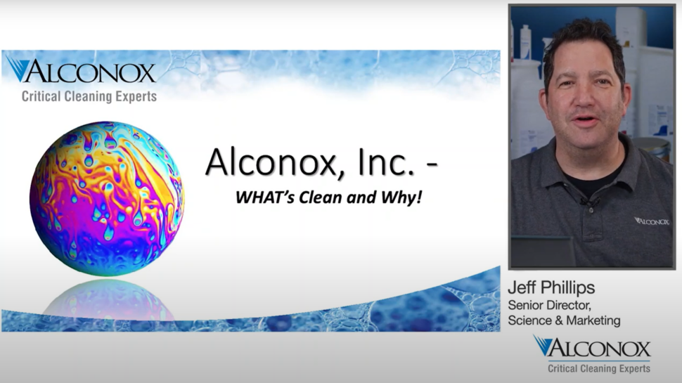 Alconox, LLC Interphex 2022 Webinar with Jeff Phillips - Alconox, LLC